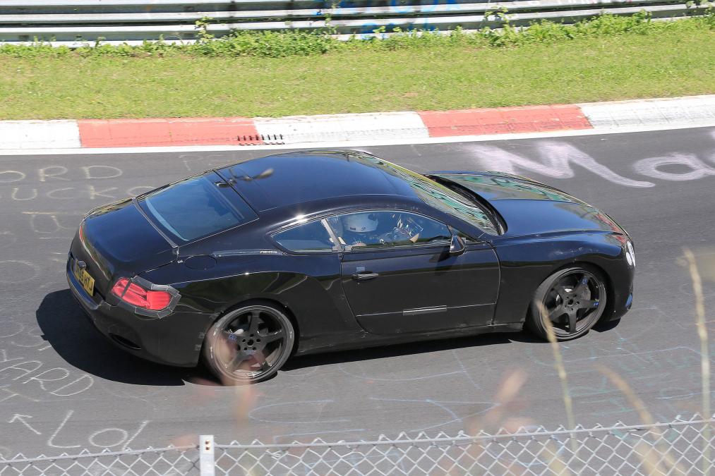 Imagini spion cu noul Bentley Continental GT Coupe apar la Nürburgring ...